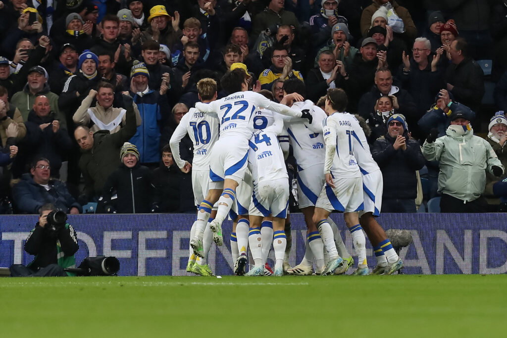 Comparing the in-game stats of Leeds United with their promotion rivals