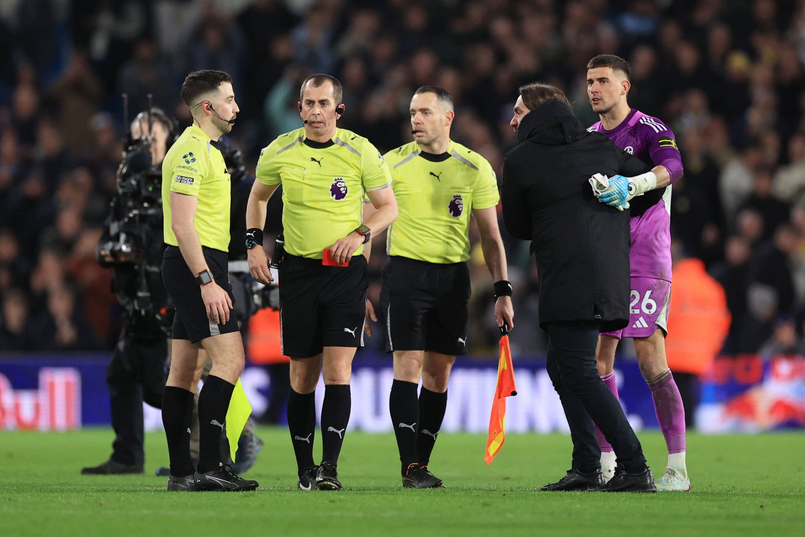Revealed: What Daniel Farke said to referee Peter Bankes to be shown ...